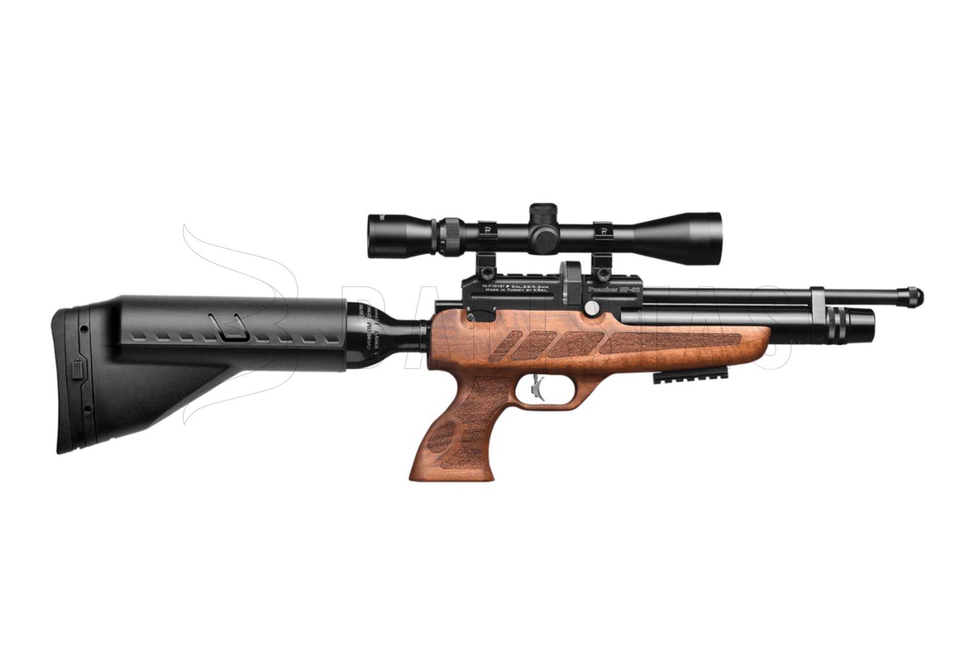 Carabine à air comprimé Kral Arms Puncher NP-02 W 6,35mm | Balistas.fr